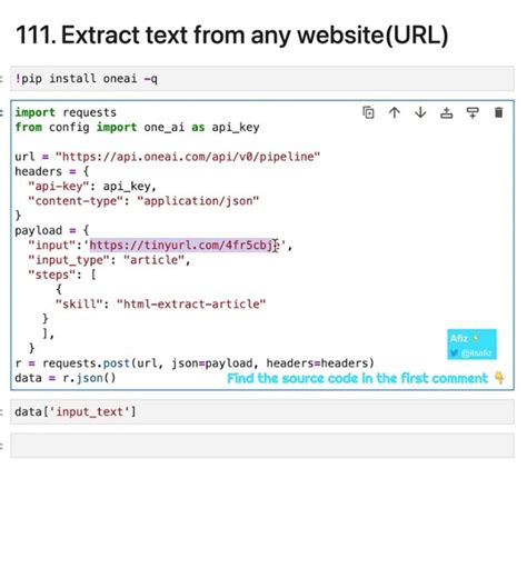 Extract Text From Any Website Url Using Python Python Shorts Webscraping Datascience Youtube