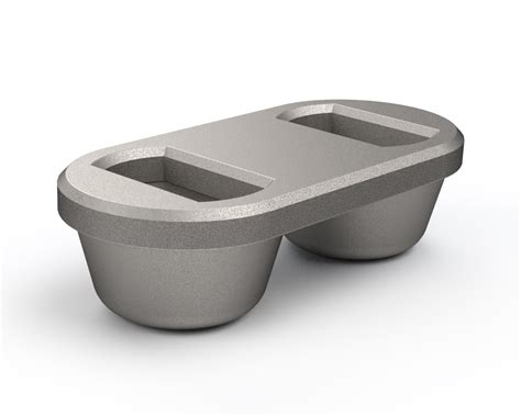 AA A2 258 Flush ISO Foundation Double Lc 258mm Van Doorn Containerparts