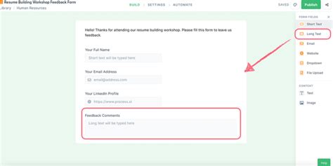 How To Use Form Fields In A Form Process Street Help Center