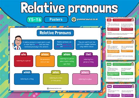 Relative Pronoun Chart