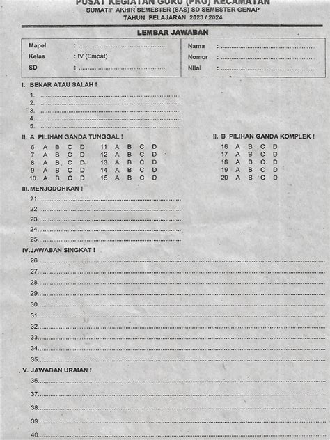 Soal Pendidikan Pancasila Pdf