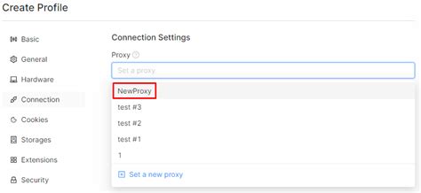 Proxy Settings In Octo Browser Anti Detect Browser