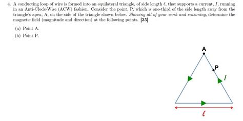 solved 4 a conducting loop of wire is formed into an