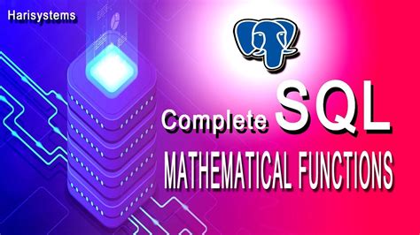 Sql Mathemetical Functions Postgresql Tutorial For Beginners