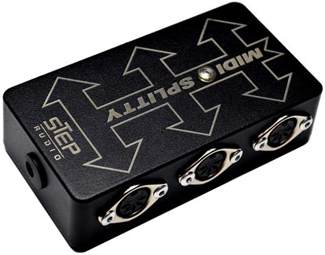 MIDI Splitty 1 In 6 Thru Splitter Repeater Step Audio Patented Pedals