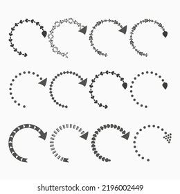 Set Black Vector Arrows Stock Vector Royalty Free Shutterstock