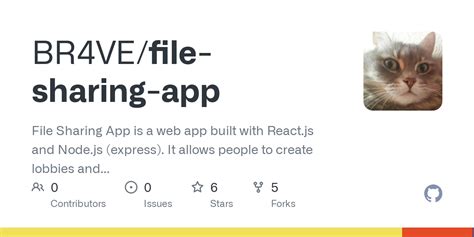 GitHub BR VE File Sharing App File Sharing App Is A Web App Built With React Js And Node Js