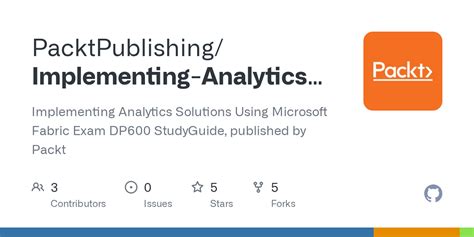 Github Packtpublishingimplementing Analytics Solutions Using