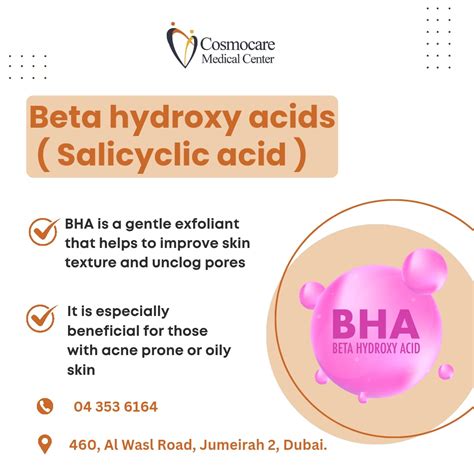 Beta Hydroxy Acids Cosmocare Medical Center