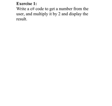solved exercise 1 write a c code to get a number from the