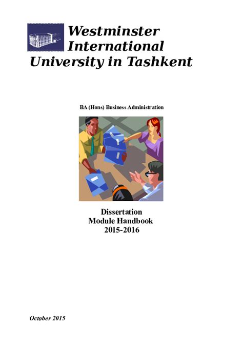 Doc Dissertation Module Handbook 2015 2016 Otash Indigo
