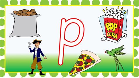 Learning The Letter P Beginning Sounds And Blending Youtube