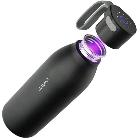Self Cleaning Uv Water Purifier Bottle 25oz Javah Uv Bottle Self
