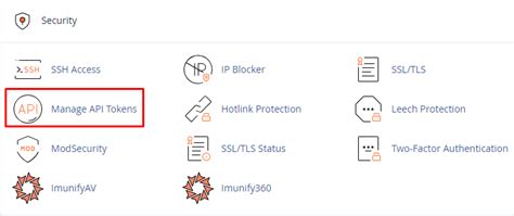 How To Manage Api Tokens Using Cpanel