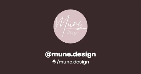 Mune Design Linktree