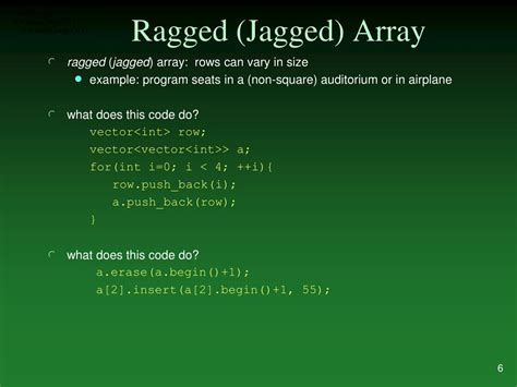 Ppt Multidimensional Arrays Vectors Of Vectors Powerpoint