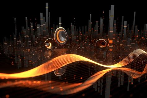 Premium Ai Image Dynamic Visual Representation Of Soundwaves And Mu 00247 00