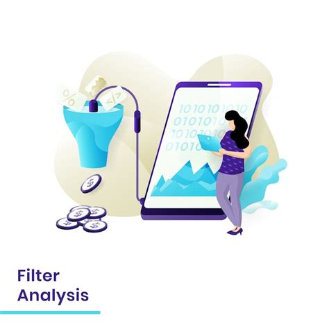Premium Vector Filter Analysis Template