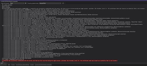 Cómo solucionar: The certificate chain was issued by an authority that is not trusted