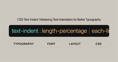 Css Text Indent Mastering Text Indentation For Better Typography
