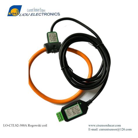 China Customized Lo Ctls2 300a Flexible Rogowski Coil With Integrator