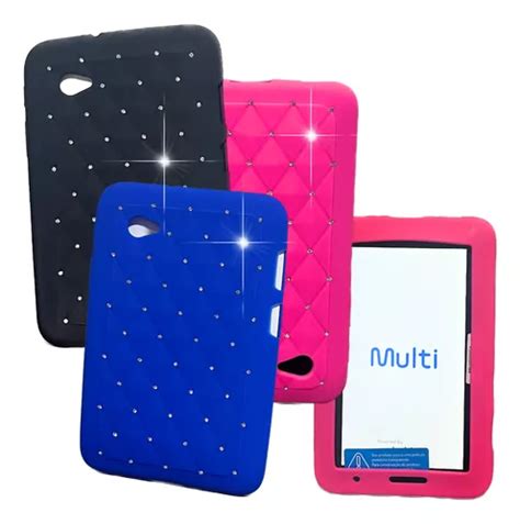 Capa Capinha Emborrachada Strass Para Tablet 7 Polegadas Mercadolivre