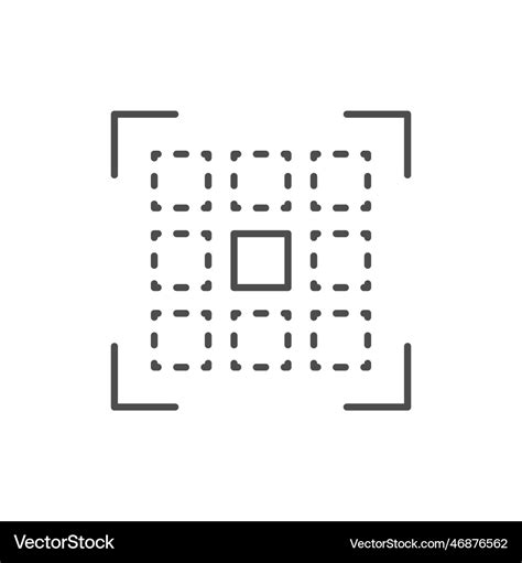 Center Grouping Line Outline Icon Royalty Free Vector Image