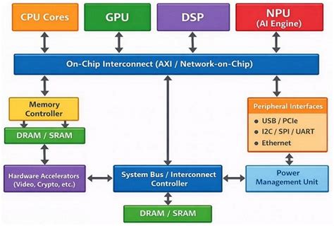 System On Chip Architecture Block Diagram Working And Its Uses