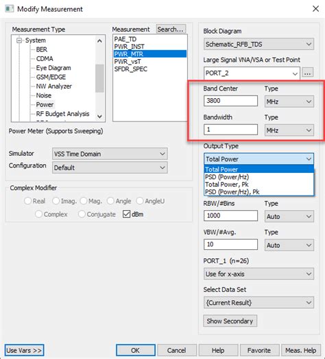 AWR VSS Discrepancy Between Time Domain Simulator Budget Analysis In B Output Power RF