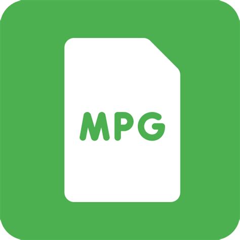 Mpg File Generic Color Fill Icon