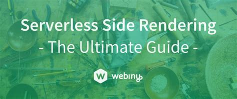 Serverless Side Render Dev Community