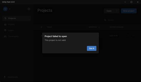 Unity Hub Project Failed To Open Nguyên Nhân Và Giải Pháp Nhanh Chóng