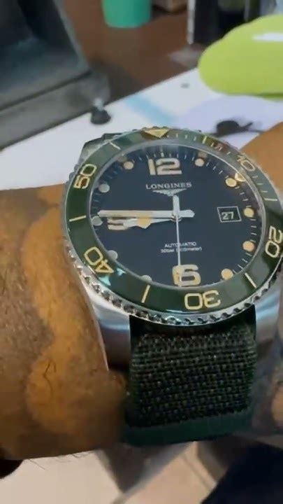 Un Diver Carino Sex Verde E Oro Bellissimo Longines Hydroconquest