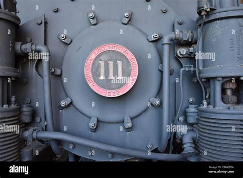 A Closeup Of The Front Of The 111 Steam Locomotive At The North