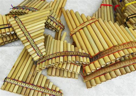 Equador De Instrumentos Musicais Pan Flauta Imagem De Stock Imagem De