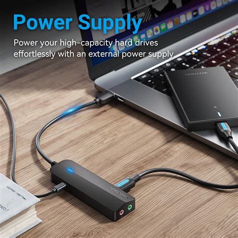 Usb 30 Hub 3 Usb A Ports Usb To 35mm Jack Audio