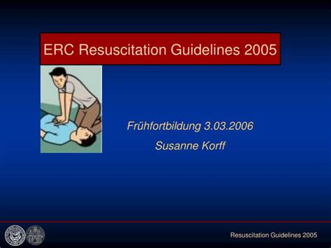 Ppt Erc Resuscitation Guidelines 2005 Powerpoint Presentation Free