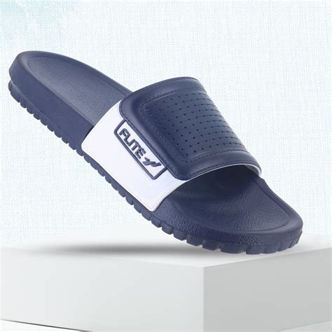 Shop Navy Blue Flite Slip Ons For Men Fl 486 Online At Best Price