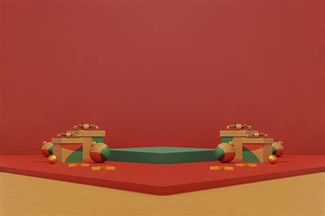 메리 크리스마스와 새해 복 많이 받으세요 배너 디자인 포스터 및 커버 디자인 배경 복사 공간이있는 크리스마스 스튜디오 테이블 룸