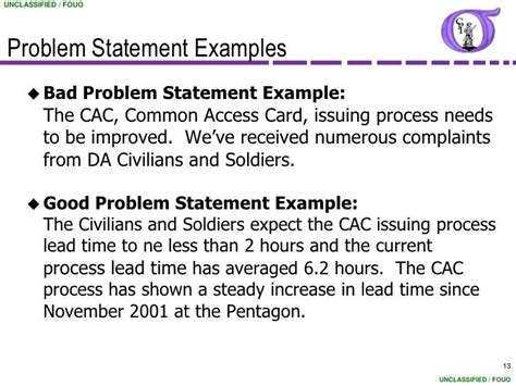 Problem Statement Examples For Project Design Talk