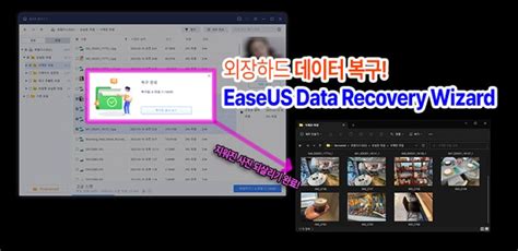 외장하드 데이터 복구 이지어스 파일 복원 프로그램으로 사진 되살리기 Easeus Data Recovery Wizard 할인 쿠폰코드 네이버 블로그