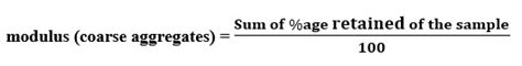 Determine The Fineness Modulus Of Given Aggregates Construction How