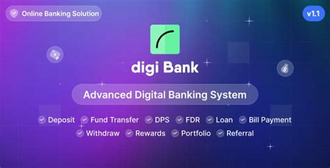 Digibank Advanced Digital Banking System With Rewards Php Script Bliter Gpl