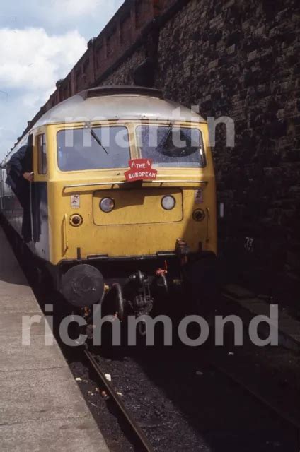 Sheffield Class 47 47581 16583 Fujichrome 35mm Slide Rn391 £299