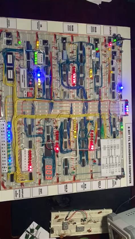 Fibonacci Series On My Breadboard Computer Rbeneater