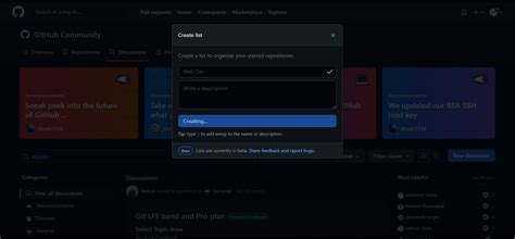 Lists Modal Not Closing Community Discussion GitHub