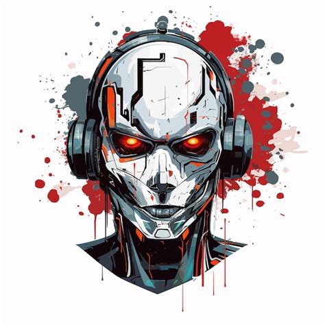 premium vector professional abstract robot vector illustrated