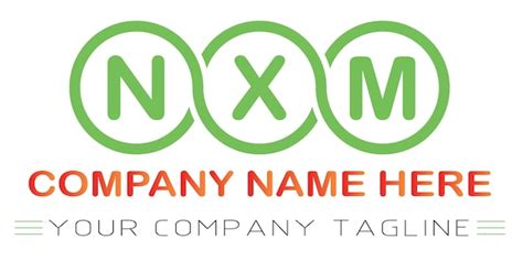 Premium Vector Nxm Letter Logo Design