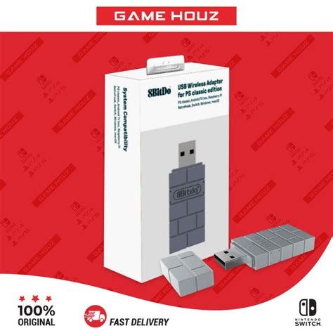 8bitdo Usb Wireless Adapter For Windowsmobileswitch 3m Warranty