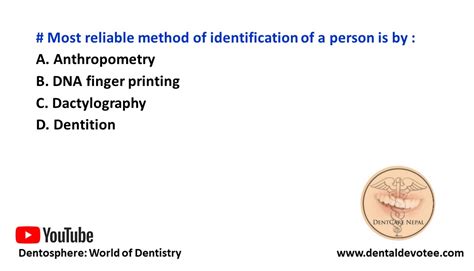 Dentosphere World Of Dentistry Most Reliable Method Of